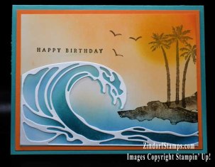 Tropical Island – Stampin’ Up! Card | Zindorf Stamps